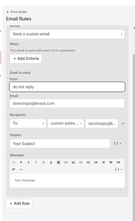 Adding All Fields To Form Submission Emails Get Answers Knack