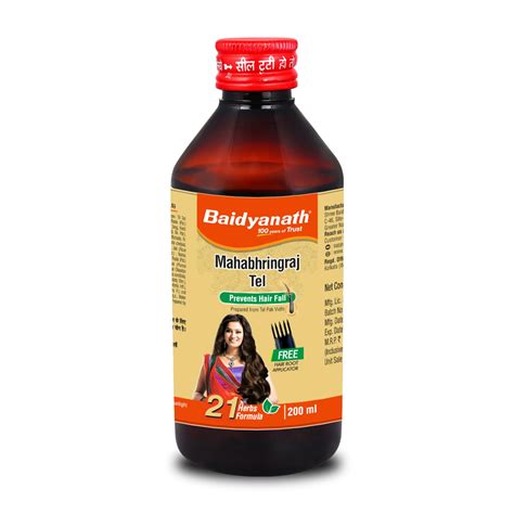 Buy Baidyanath Mahabhringraj Pure Hair Oil 200 Ml Provides Complete