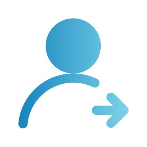 Logout Generic Gradient Fill Icon