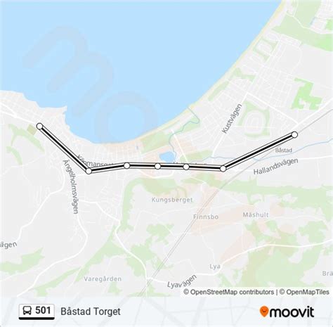 501 Route Schedules Stops And Maps Båstad Torget Updated