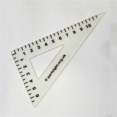Large Print Isosceles Triangle
