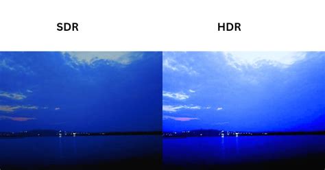 how does hdr work on tv sdr vs hdr