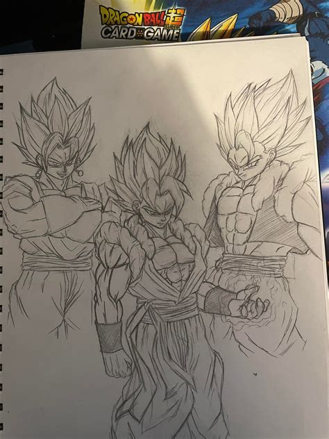 The Fusion Between Gogeta And Vegito Took Me About 3 Hours R Dbz