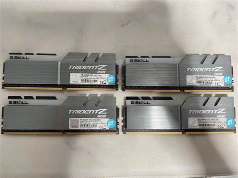 G Skill Trident Z Rgb 64gb Ddr4 Computers And Tech Parts And Accessories Computer Parts On Carousell