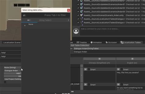 localizedstring empty selection even though i have table questions and answers unity discussions