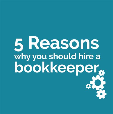 5 Reasons Why You Should Hire A Bookkeeper Women Who Count