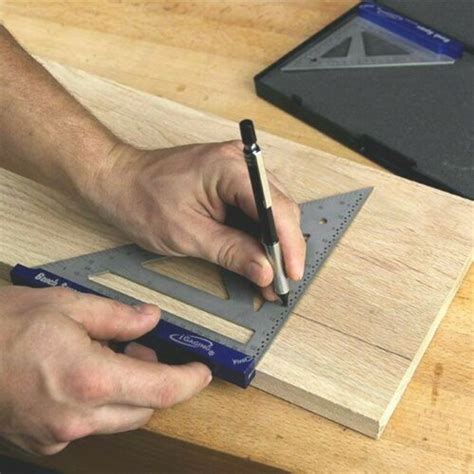 Igaging Bench Square Set 4 And 7 Stainless Steel Precision 16th And 32nd Scales