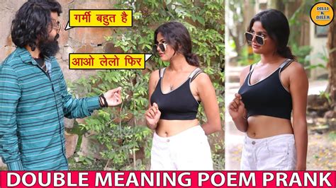 Double Meaning Poem Prank Episode 70 Funny Reactions Dilli