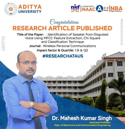 Dr M Sreenivasa Reddy On Linkedin Heartiest Congratulations Dr Mahesh Your Latest Research
