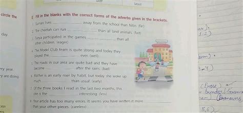E Fill In The Blanks With The Correct Forms Studyx
