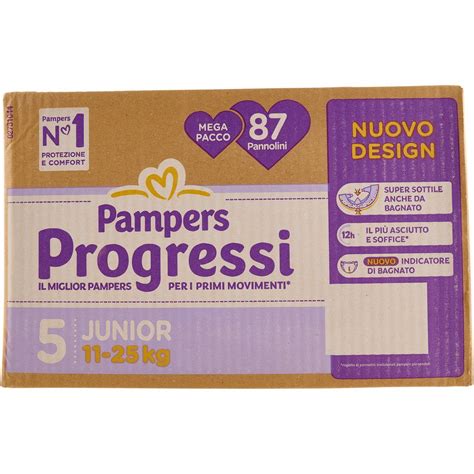 Pannolini Progressi Junior Tg 5 11 25kg X87 PAMPERS 1 PZ Coop Shop