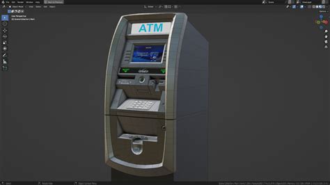 Genmega G2500 Atm Machine High Quality 3d Model Turbosquid 2147148