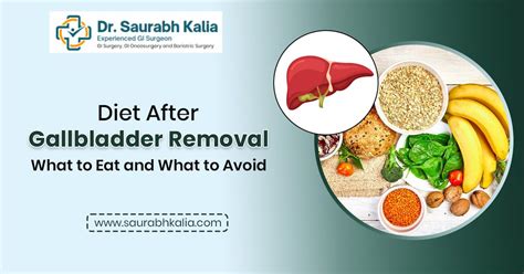 Diet After Gallbladder Removal What To Eat And What To Avoid Dr