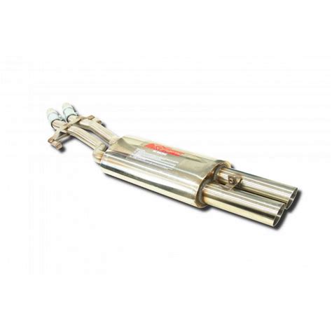 Silencieux Homologue Route Inox Rc Racing Simple Sortie 73mm Pour Bmw