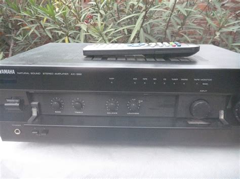 Yamaha Ax 392 Lenyílóelőlapos Erősítő Távirányítóval Meghosszabbítva
