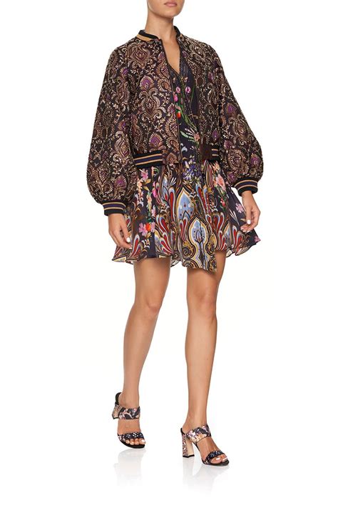 Blouson Sleeve Bomber Wild Flower Camilla