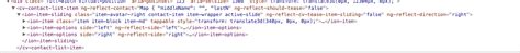Ion Item Sliding Class Active Options Left Right Is Not Always Applied