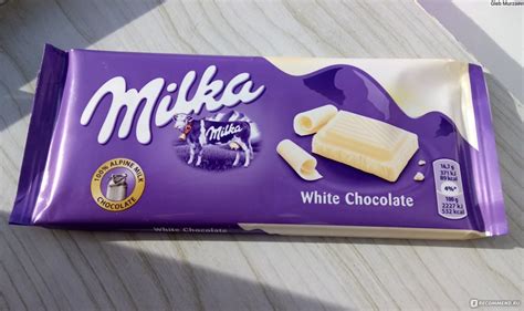 Шоколад Milka White Chocolate «Белый шоколад попробуйте как альтернативу Воздушный Milka