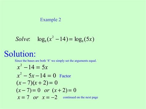 Logarithmic Functions PPT Physics Science