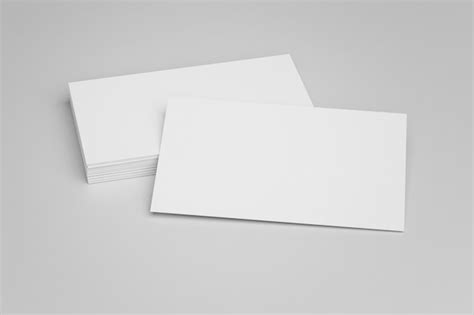 Design de cartão de visita para apresentação de marca Renderização em