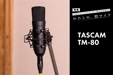 TASCAM TM-80 マイク・レビュー：高域が出過ぎてないので歌いやすい 〜特集「わたしの、初マイク」 - サンレコ 〜音楽制作と音響の ...