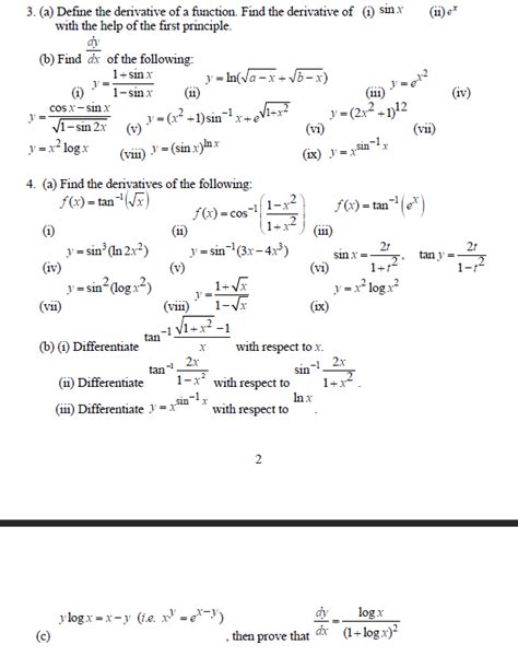 Solved 11 3 A Define The Derivative Of A Function Find Chegg Com