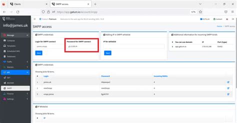 how can a client enable smpp integration full featured sms platform