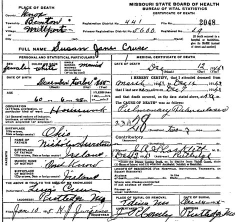 Susannah Jane Susan” Sweetman Cruse 1855 1915 Find A Grave Memorial