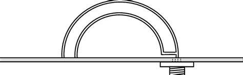 Geometry Of Proposed Direct Coupled Concentric Half Loop Antenna