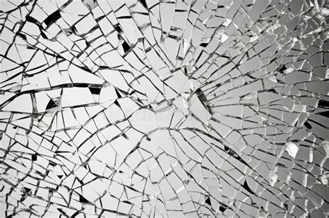 White Background With Textured Cracked Glass Effect For Versatile