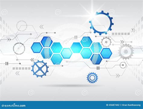 abstract futuristic circuit high computer technology business