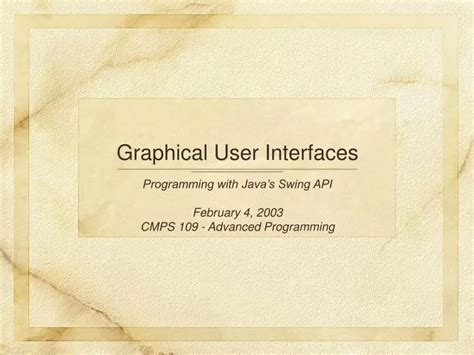 Ppt Graphical User Interfaces Powerpoint Presentation Free Download