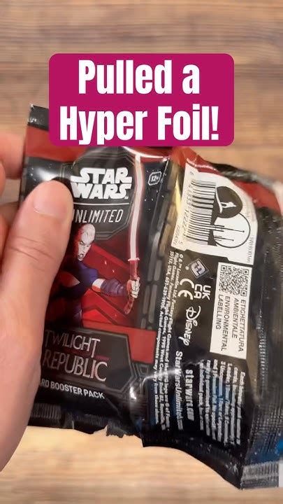 Really Like This Hyperfoil Variant Starwars Starwarsunlimited