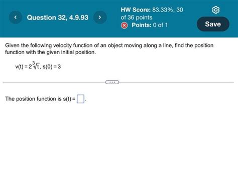 Solved Question 32 4993 Of 36 Points Points 0 Of 1
