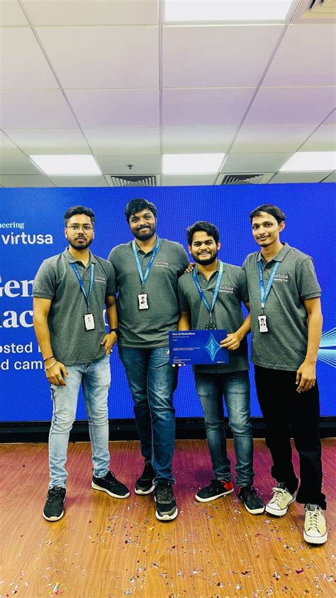 Yashwanth Sairam Seeram On Linkedin Hackthefuture Virtusa Genaihackathon Ai Innovation