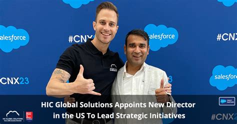 Hic Global Solutions Appoints New Director In The Us To Lead Strategic