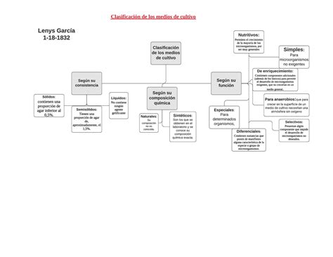 Clasificación De Los Medios De Cultivo Schemes And Mind Maps Of