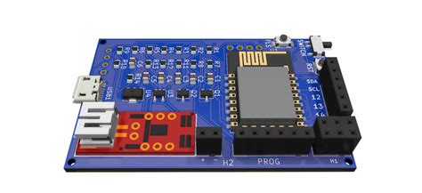 Esp8266 Development Board Battery And Solar Powered With Oled Display