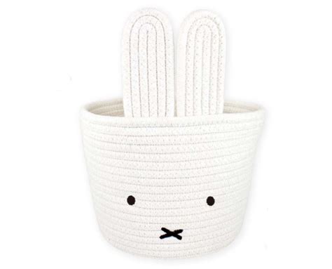 202zak224ティmf 5542965rm 【miffy】【ミッフィー】ロープバスケット【m】【ノーマル】【ウサギ】【ミッフィーちゃん