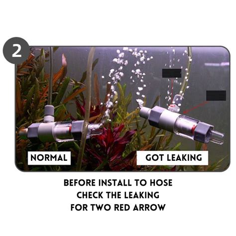 QANVEE Co Inline Diffuser Atomizer Super Fine Bubble Aquascape Carbon Dioxide External Diffuser