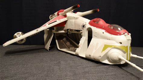 Star Wars Vehicle Review Republic Gunship Attack Of The Clones Youtube