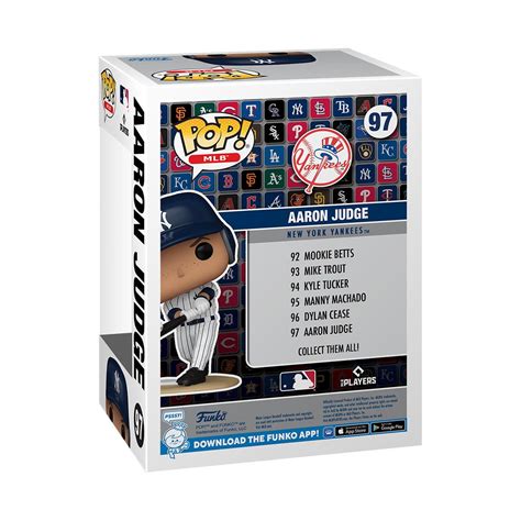 Mlb Yankees Aaron Judge Funko Pop Vinyl Figure 97