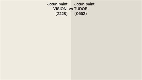 Jotun Paint VISION Vs TUDOR Side By Side Comparison