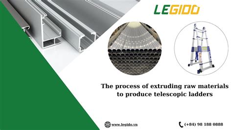 The Process Of Extruding Raw Materials To Produce Telescopic Ladders YouTube