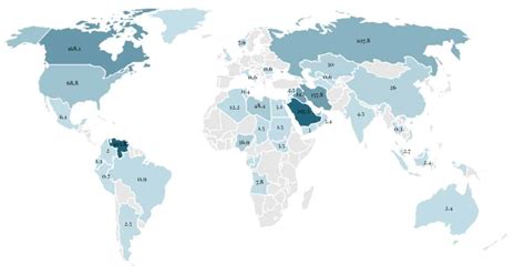 The Worlds Largest Oil Reserves By Country Worldatlas 41 Off