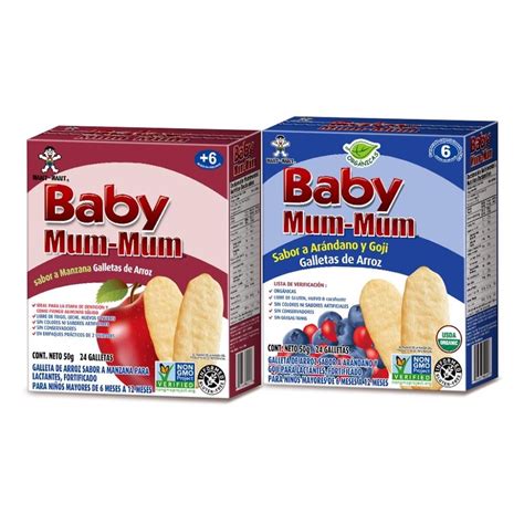 Galletas de Arroz Want Want Baby Mum Mum Sabor Arándano Manzana Walmart en línea