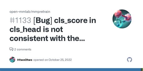 Bug Clsscore In Clshead Is Not Consistent With The Input Dimension