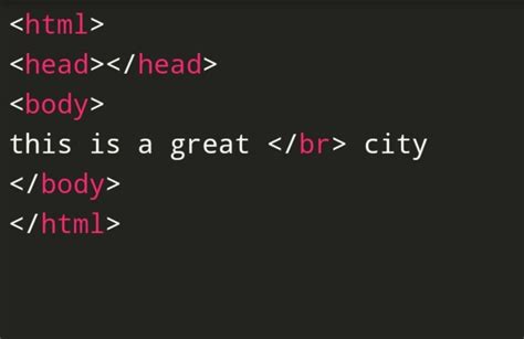 Breakline And Horizontal Rule In Html