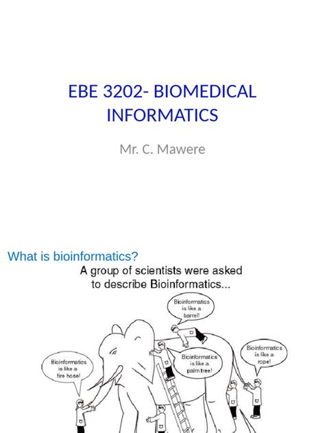 Bioinformatics Lecture 1 Pdf Bioinformatics Databases