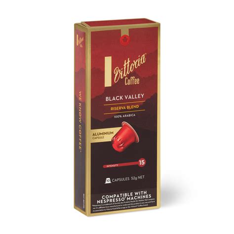 Riserva Black Valley Coffee Capsules Vittoria Coffee